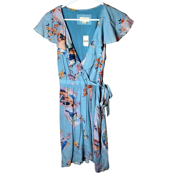 Maeve | Dresses | Nwt Maeve By Anthropologie Rosalia Wrap Style Dress ...
